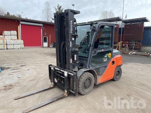Motviktstruck - Toyota 40-8FD35N | Blinto auktioner