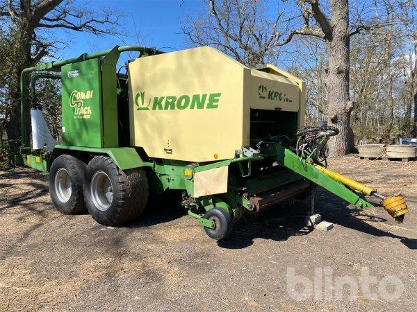 Rundbalspress - Krone combi pack multi-cut 1500V | Blinto auktioner