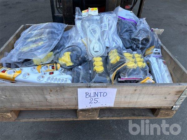 Förlängningskablar - ca 80 st | Blinto auktioner