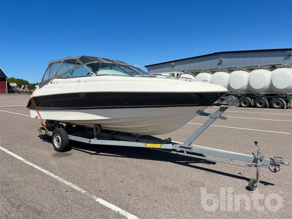 Båt inkl. båtvagn - Flipper 630 DC och TK-Trailer | Blinto auktioner
