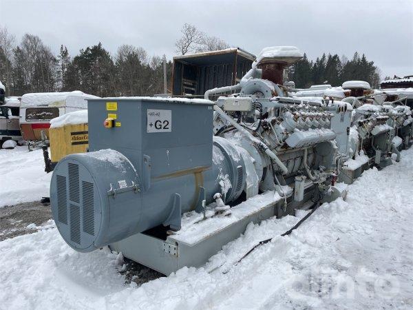 Elverk - Reservkraft / Gen set / Generator / Hedemora Diesel / Piller ...
