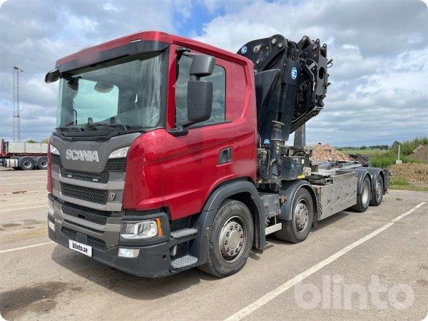 Kran/Lastväxlare - Scania G450 8x2*6 EFFER 665 6S - AJK | Blinto auktioner