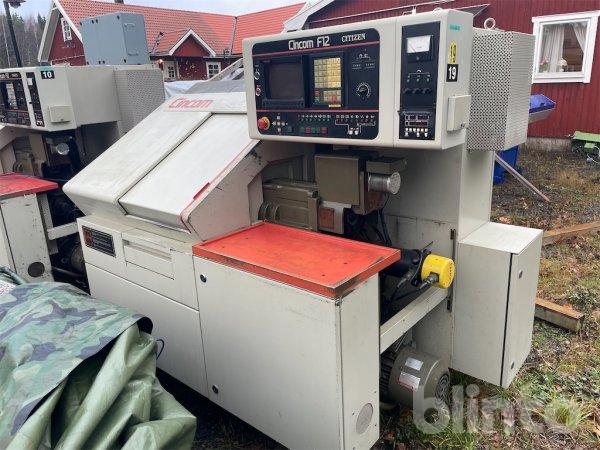 Cnc svarv - Citizen cincom F12 | Blinto auktioner