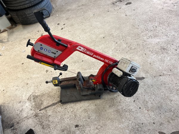 Bandsåg - Bomar pulldown 160.120 | Blinto auktioner