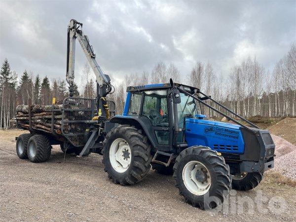 Traktor med vagn - VALMET 6350-4 | Blinto auktioner