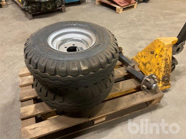 Hjul och nav - 10.0 / 80-12 Malhotra | Blinto auktioner