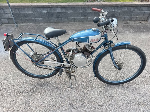 Lätt MC veteran - Rex Villiers 98CC | Blinto auktioner