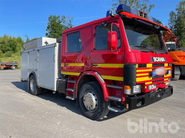 Brandbil - SCANIA P 93 ML 4X2 42 | Blinto auktioner