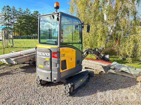 Grävmaskin - Volvo EC18 E | Blinto auktioner